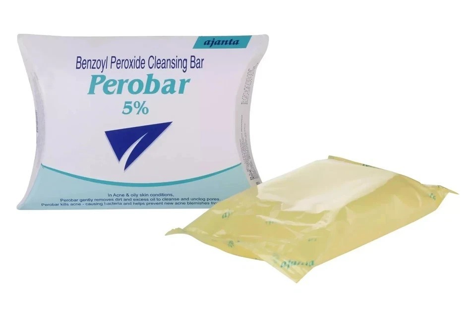 Operio Ajanta PEROBAR 5% Benzoyl Peroxide SOAP FOR ACNE & OILY SKIN | eBay