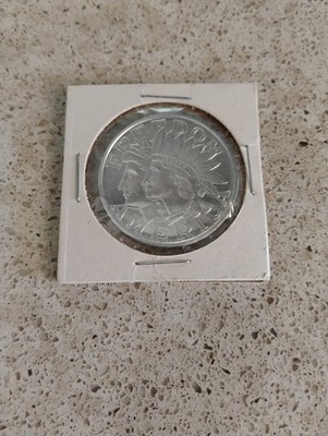 America Liberty Freedom Eagle Indian Head 1 3/8" Vintage Token Coin | eBay