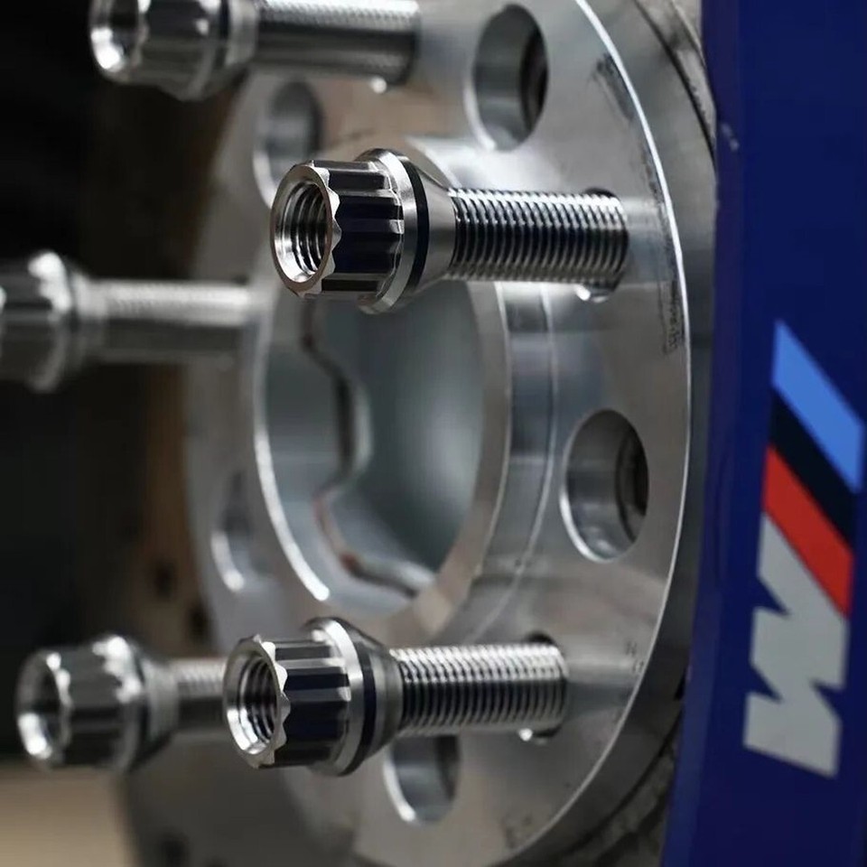 Rison Titanium Lug Nut M12 Lug Nuts 12 Point Nut GR5 Ti Lug Nuts Open ...