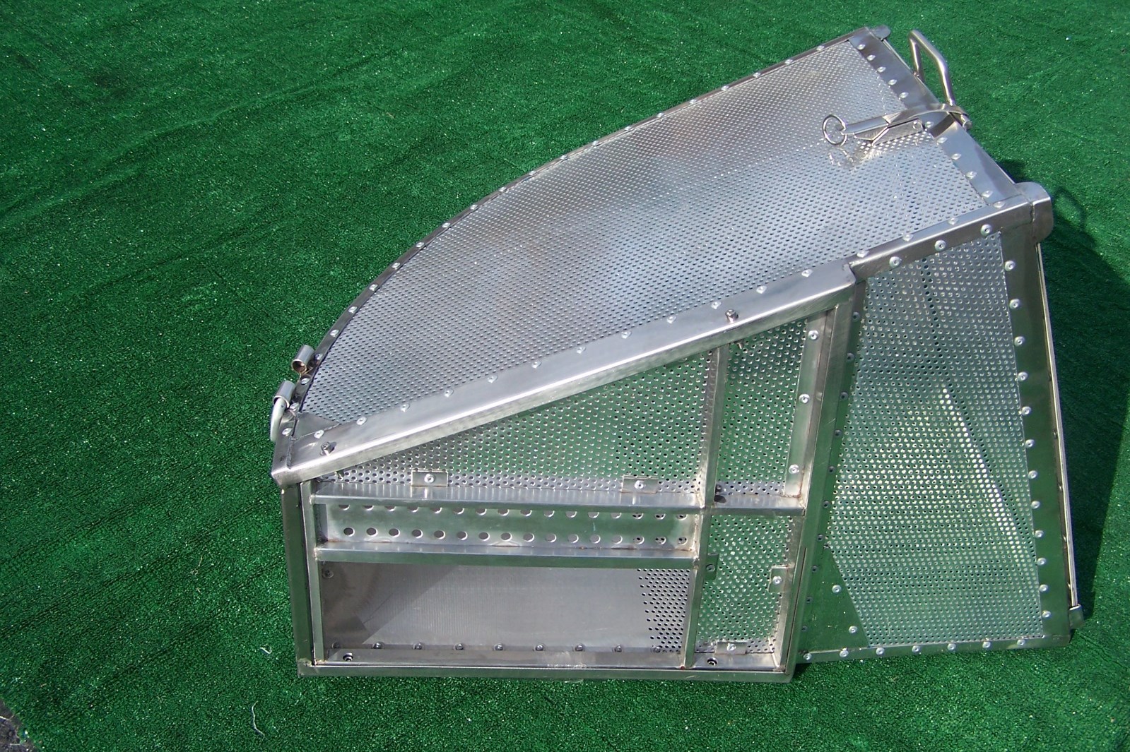 Stainless Steel Grass Catcher Exmark Ultra Cut Deck 4.4 CF.-RMM- EXS1.5 ...