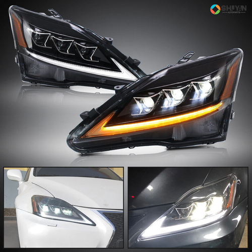 Full LED Headlights For 2006-2013 Lexus IS250 IS350 ISF LED DRL Signal Projector | eBay