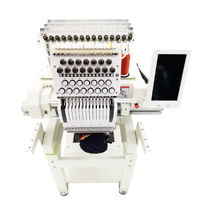 Commercial Auto 15-Needles Embroidery Machine Caps/Apparel & Flat ...