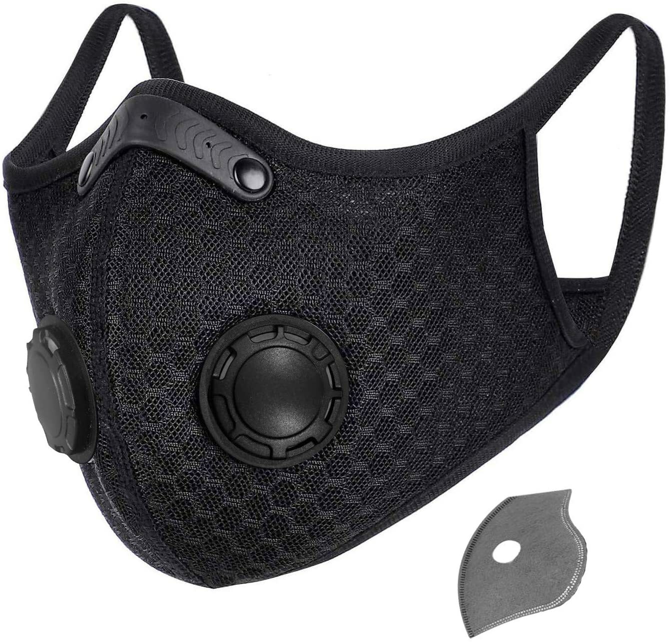 EFP Black Dust Sports Face Cover Breathable for Outdoor Activities + 1 ...