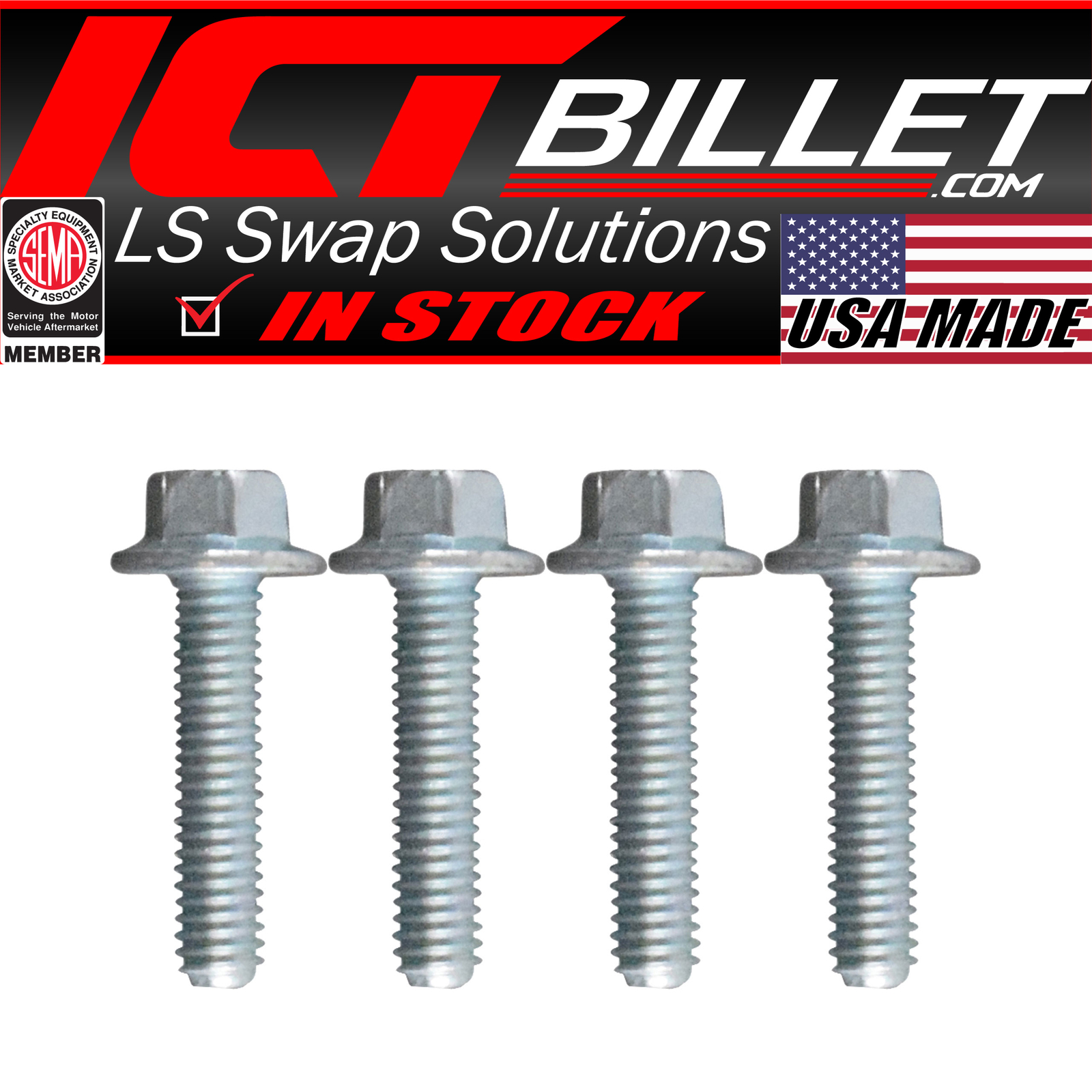BOLT KIT ONLY for - LS Steam Port / Coolant Cylinder Head Crossover ...