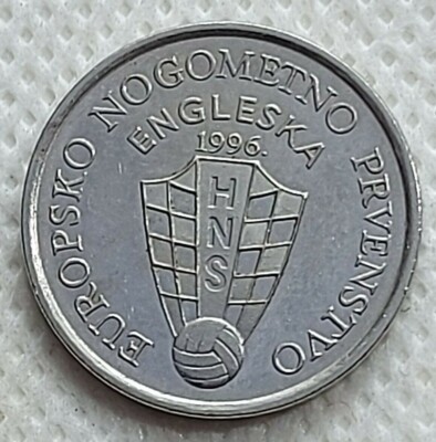 Croatia coin 50 Lipa 1996 European Football Championship in England ...