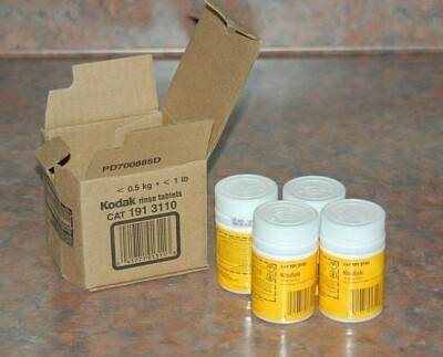 4- Kodak Rinse Tablets 191-3110 100 tablets per bottle - 1 tablet ...