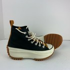 Converse Run Star Hike High Top Platform Lift Black White Sneakers ...