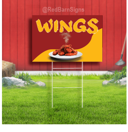 Wings Indoor Outdoor Coroplast Yard Sign | eBay