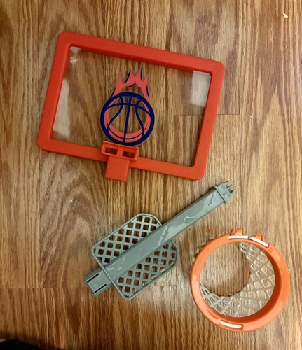 Foosketball Game Red Backboard, Hoop, And Post Replacement Pieces | eBay