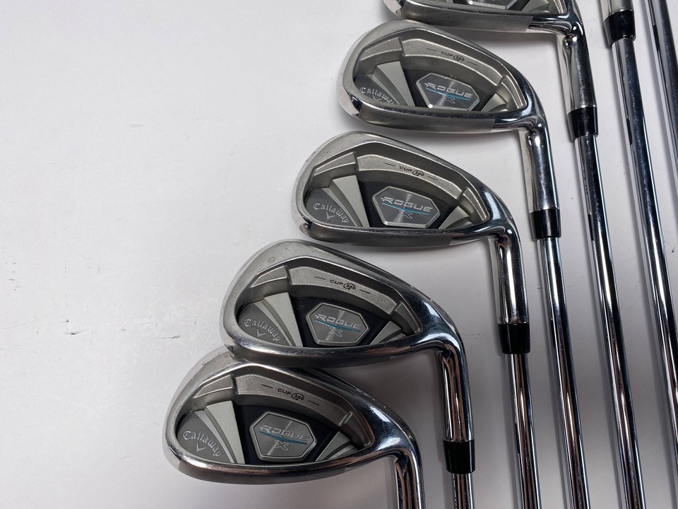 Callaway Rogue X Iron Set 5-PW+GW True Temper XP 95 R300 Regular Steel ...