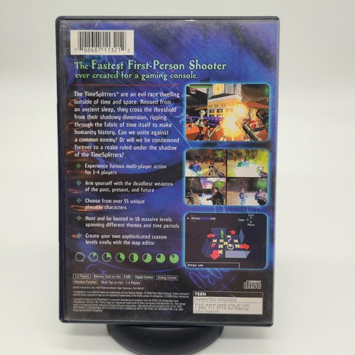 TimeSplitters (Sony PlayStation 2, PS2 2000) CIB Complete with Manual ...