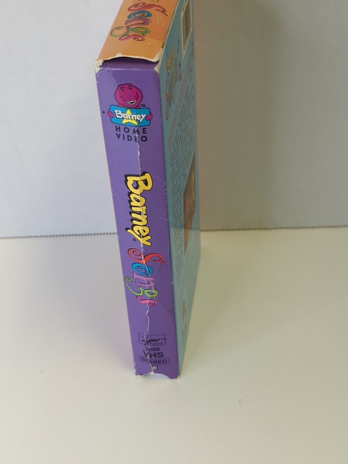 Barney Songs VHS Video Cassette Tape 1995 Rare Kids Music Dance Purple ...