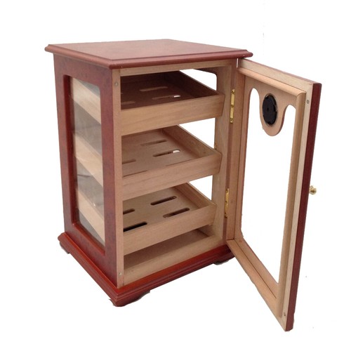 200 Count Humidor Cedar Box Cabinet Point of Sale Display Tower ...