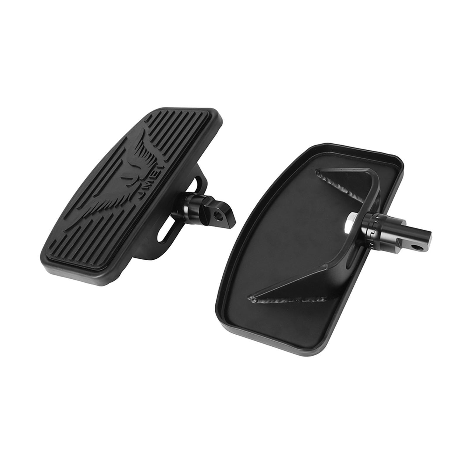 2x Motorcycle Rear Footboards Floorboards Footrests Replaces Foot Pads ...