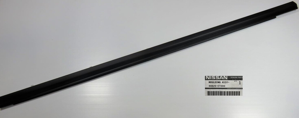 Genuine OEM Nissan 80820-ET000 Passenger Front Window Sweep Belt ...