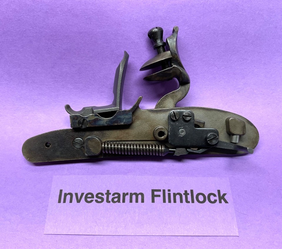 RIGHT - New Investarm Gemmer Bridger Hawken Carbine + Lyman - Flintlock ...