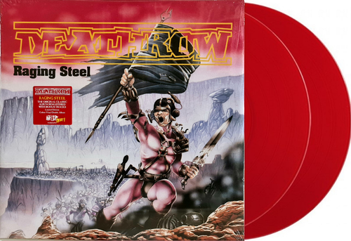 Deathrow 'Raging Steel' 2LP Vinyle rouge translucide - Nouveau et ...