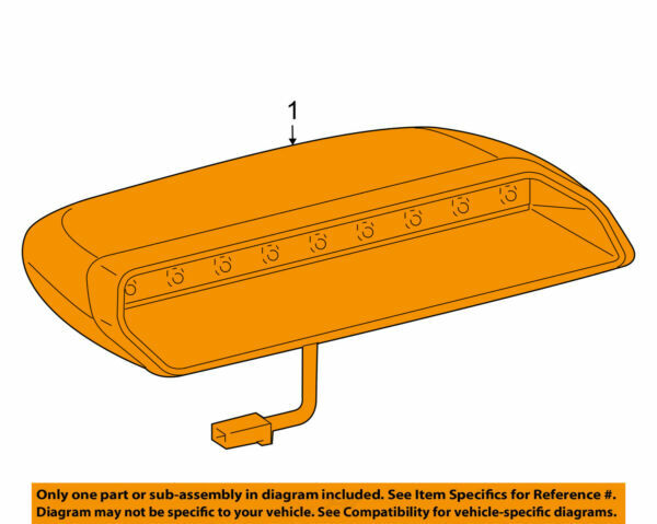 81006-30011-A0 Toyota Lamp set, stop center 8100630011A0, New Genuine ...