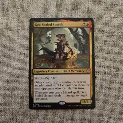 Gev, Scaled Scorch Bloomburrow Rare 0214 Magic: The Gathering NM | eBay