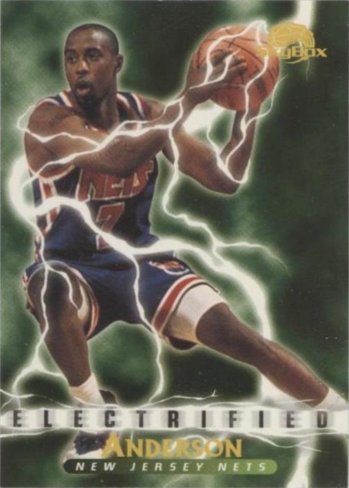 1995-96 Skybox Premium - Electrified Kenny Anderson #291 for sale ...