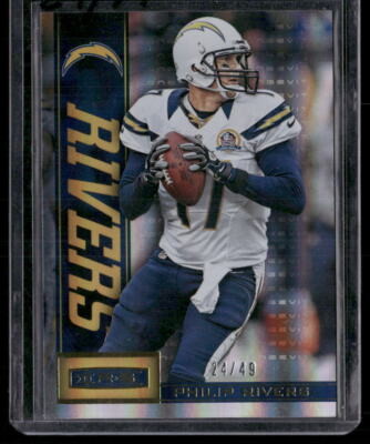 2013 Panini Rookies & Stars #80 Philip Rivers Longevity Gold #/49 | eBay