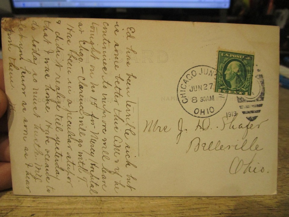 Old Real Photo Picture Postcard Chicago Junction Willard Ohio Reservoir ...