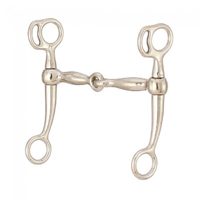 Kelly Silver Star Stainless steel BREAKING SNAFFLE BIT w/ 5" Mouth 6 ...