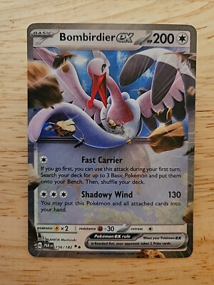 Bombirdier ex 156/182 Paradox Rift (PAR) NM Double Rare Pokemon Card | eBay