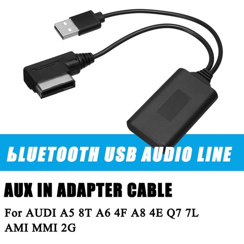 For Audi Q7 A5 A6 A8 Wireless bluetooth Music Interface AUX Audio Cable ...