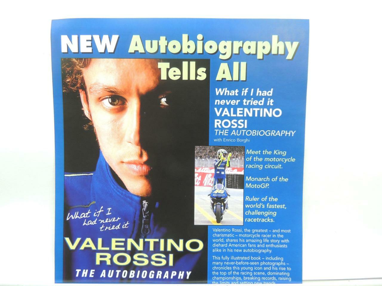 What If I Never Tried It Valentino Rossi Autobiography Brochure L6955 ...