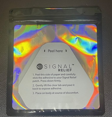 Signal Relief Adhesive – 1 Count – Reusable – Waterproof – Patch Not ...