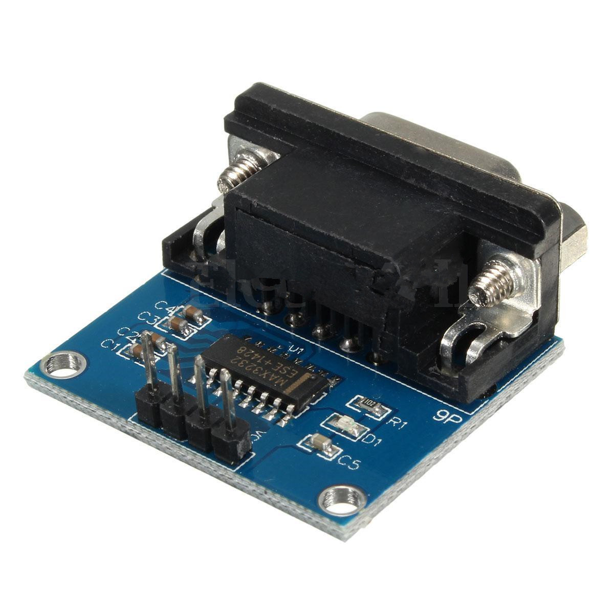 RS232 To TTL Converter Module Serial Module DB9 Connector 3.3V-5.5V ...
