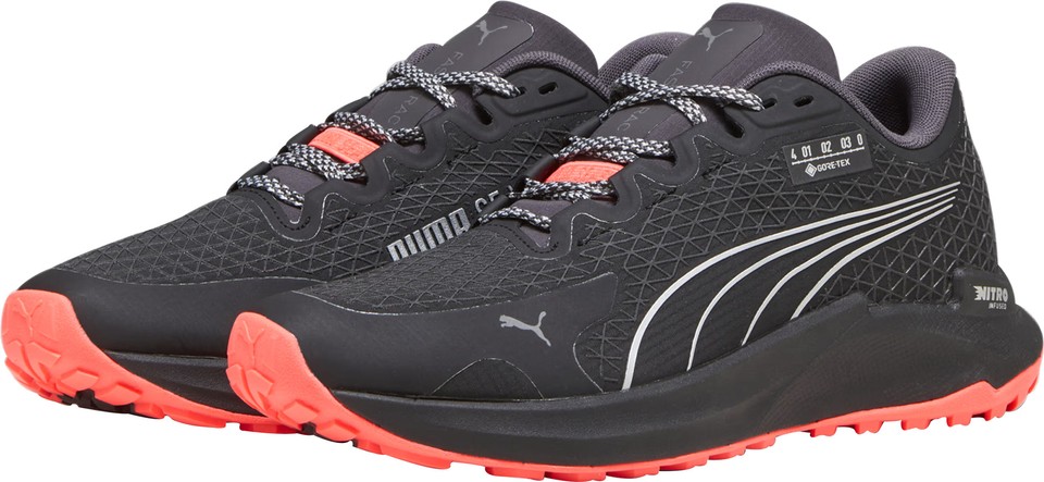 Puma Fast-Trac Nitro GORE-TEX Womens Trail Running Shoes Black ...