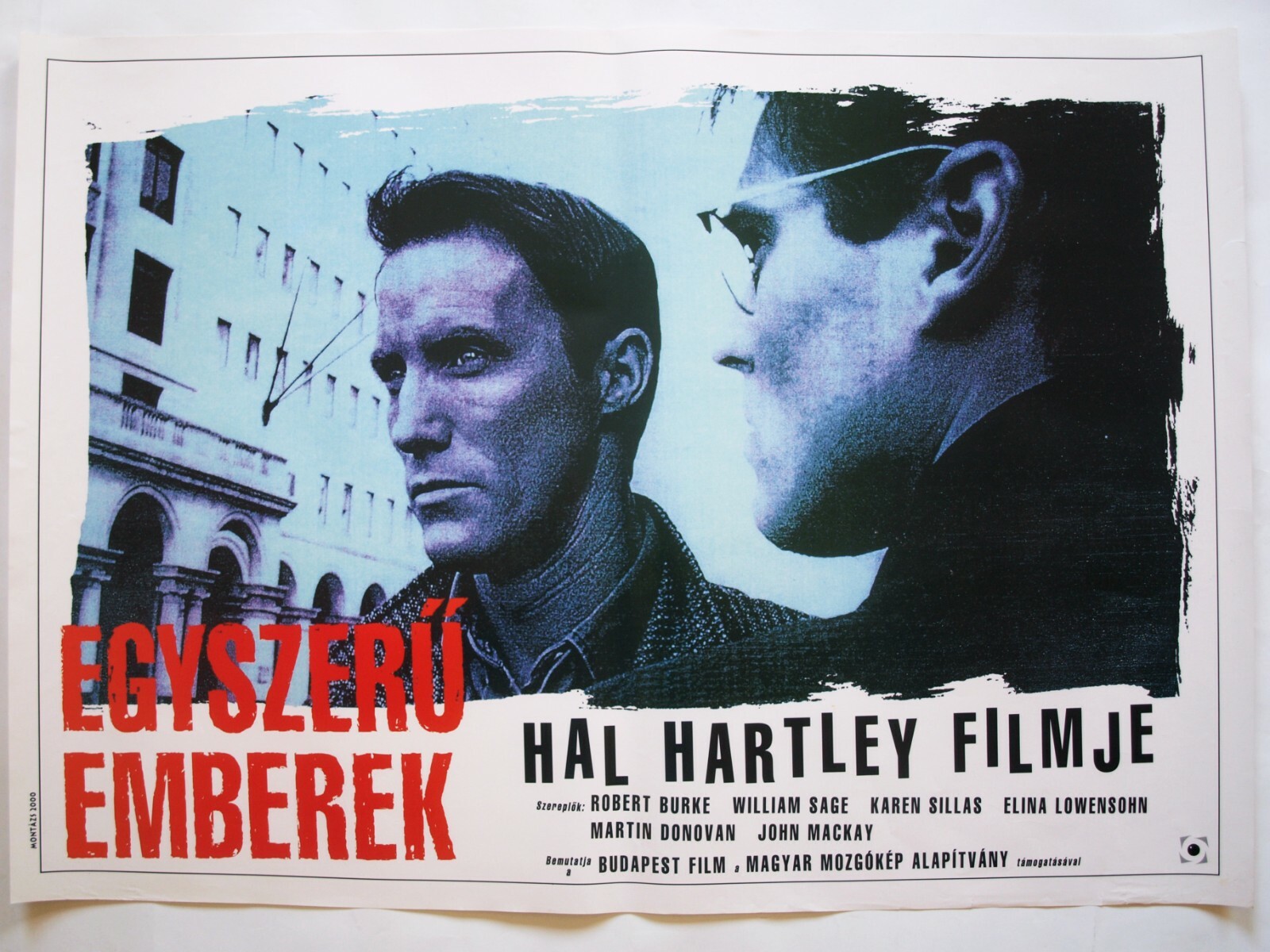 SIMPLE MEN 1992 Hal Hartley Original Hungarian Theatrical Movie Poster ...