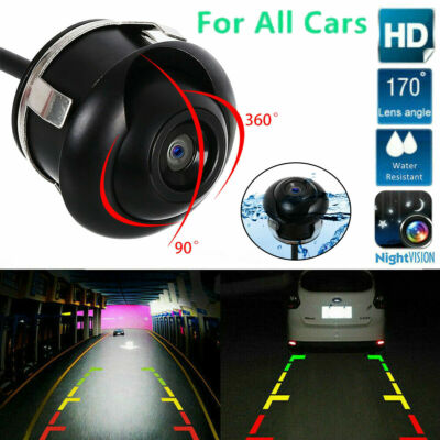 Rotating HD Car Rear View Camera Reversing Parking Cam Night Vision ...