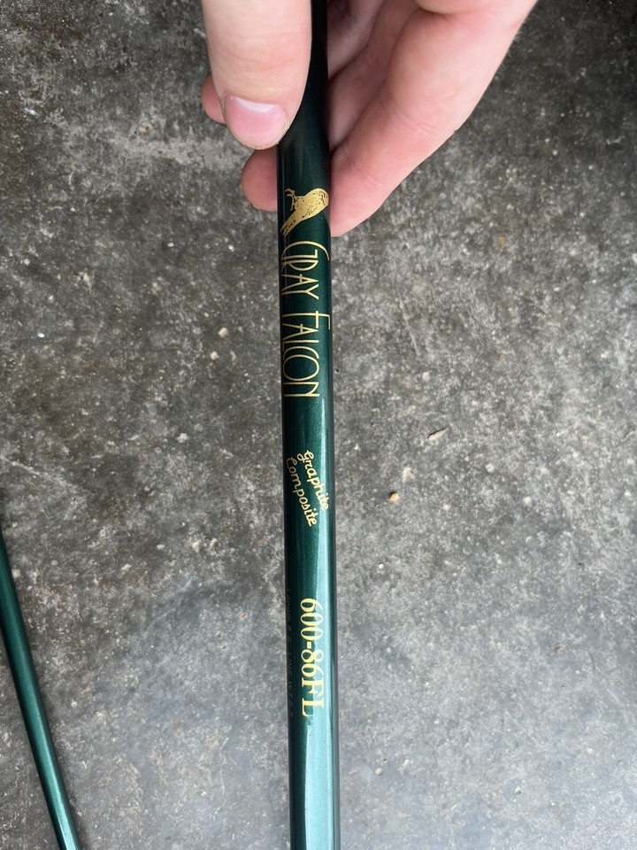 GRAY FALCON 8 1/2' Graphite Composite Fly Fishing Rod #600-86 (rod/reel ...
