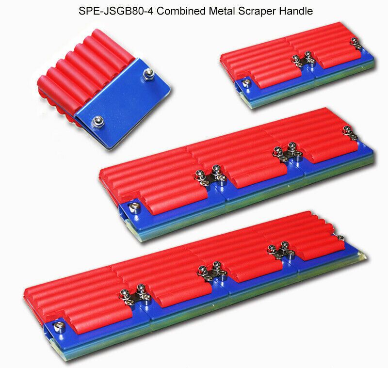 Assembling Metal Squeegee Set 4 Combined Metal Scraper Handle Economic ...