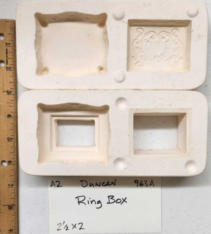 A2 Vintage 1968 Duncan Ring Box ceramic mold 963a 2 1/2 x 2 | eBay