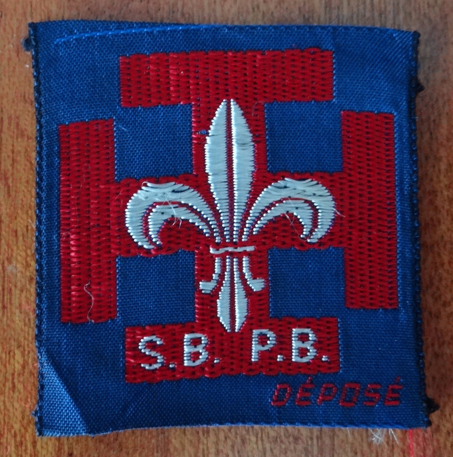 Insigne scout en tissu scout de France S.B. P.B. | eBay