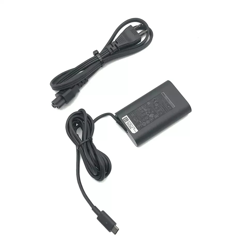 Genuine Power Adapter 45W Charger TYPE-C for Dell XPS 13 9370 9360 9350 ...