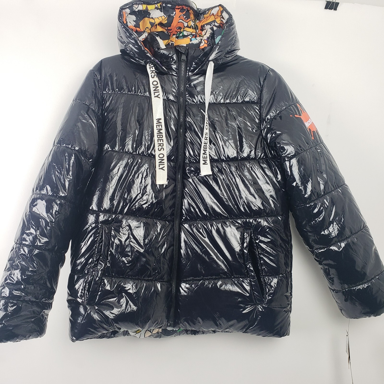 NEW Puffer Coat Jacket Nickelodeon X Members Only - XL - Black NWT | eBay