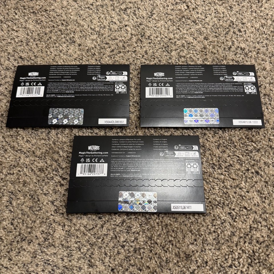 MTG SpongeBob SquarePants Bundle Foil Edition Full set Secret Lair ...