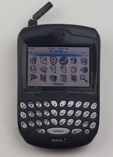 BlackBerry 7520 Cell Phone for Nextel - Black - POOR CONDITION - H2645 ...