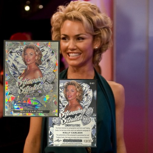 2021 Leaf Metal Pop Century Silver Crystals /37 Kelly Carlson Auto | eBay