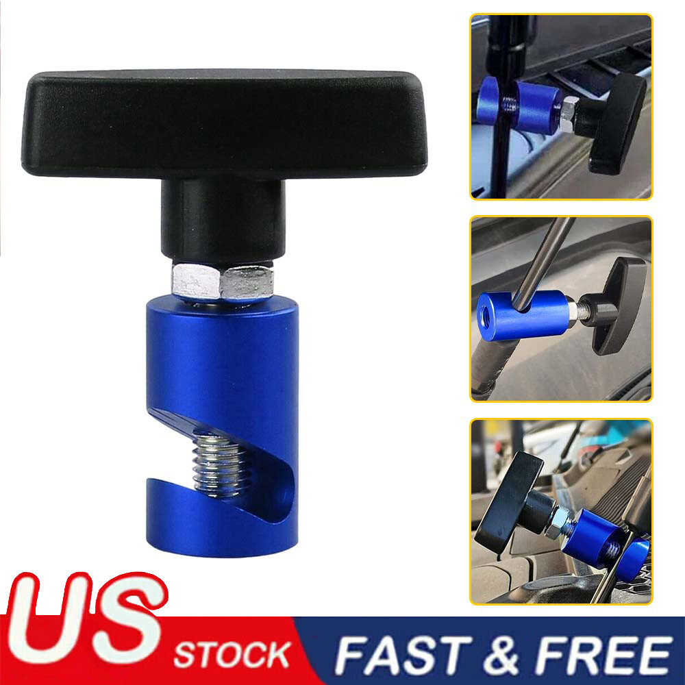 Blue Adjustable Car Hood Holder Lift Rod Support Clamp Shock Strut Stop ...