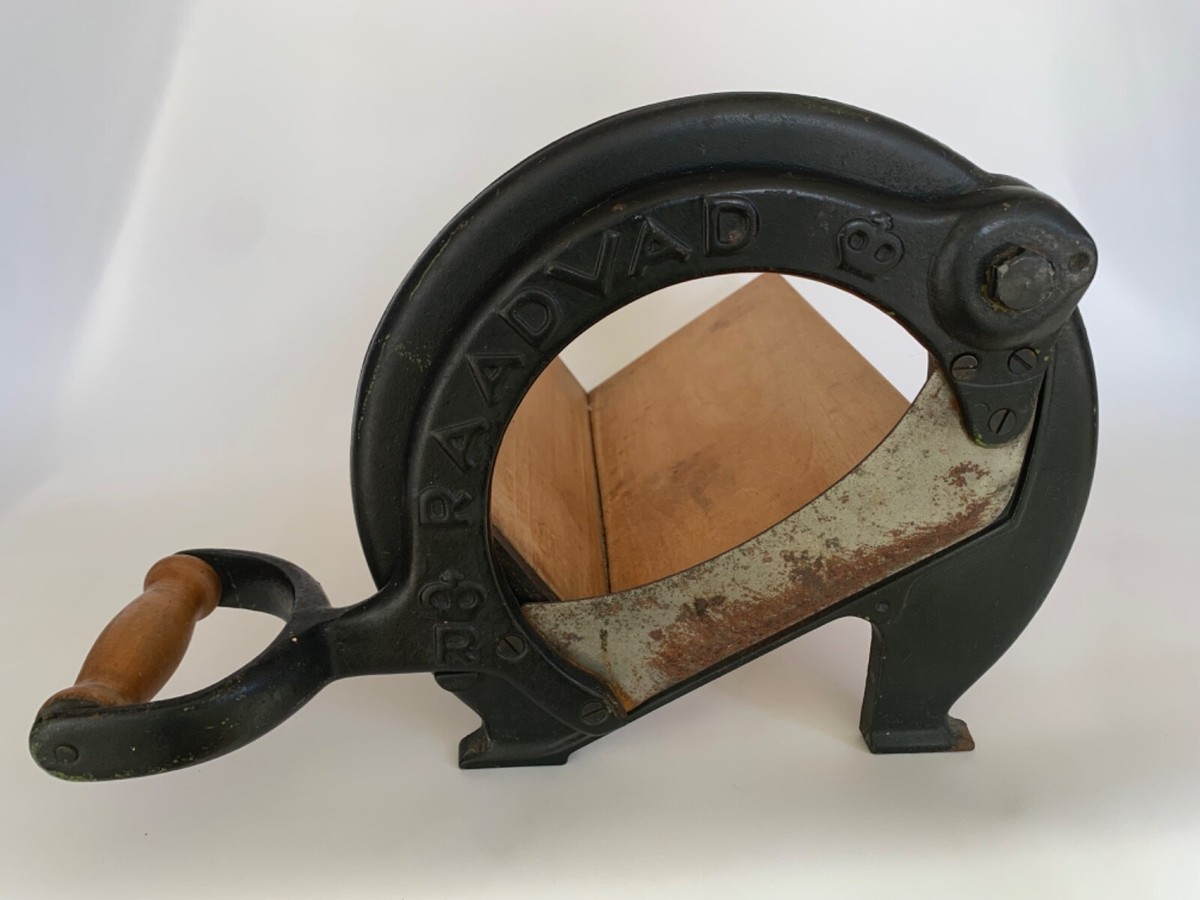 Antique Bread Slicers Raadvad' Hand Operated Bread Slicer, 1880 1900.