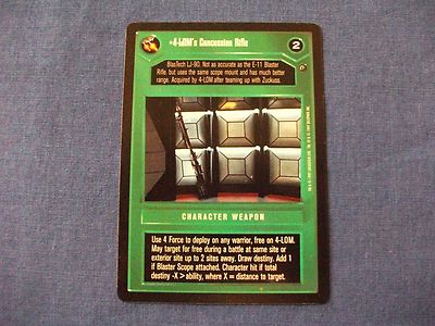 Star Wars CCG Dagobah Limited 4-LOM's Concussion Rifle | eBay