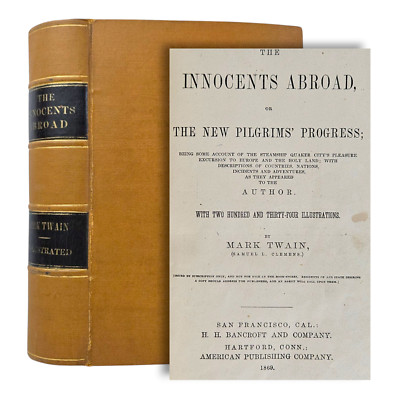 The Innocents Abroad - 1869 - Mark Twain - 1st Edition/1st Issue | eBay