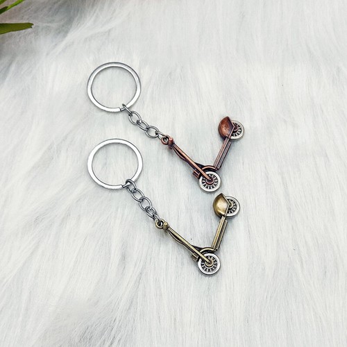 Creative Skateboard Keychain Metal Finger Scooter Keychain Skating ...
