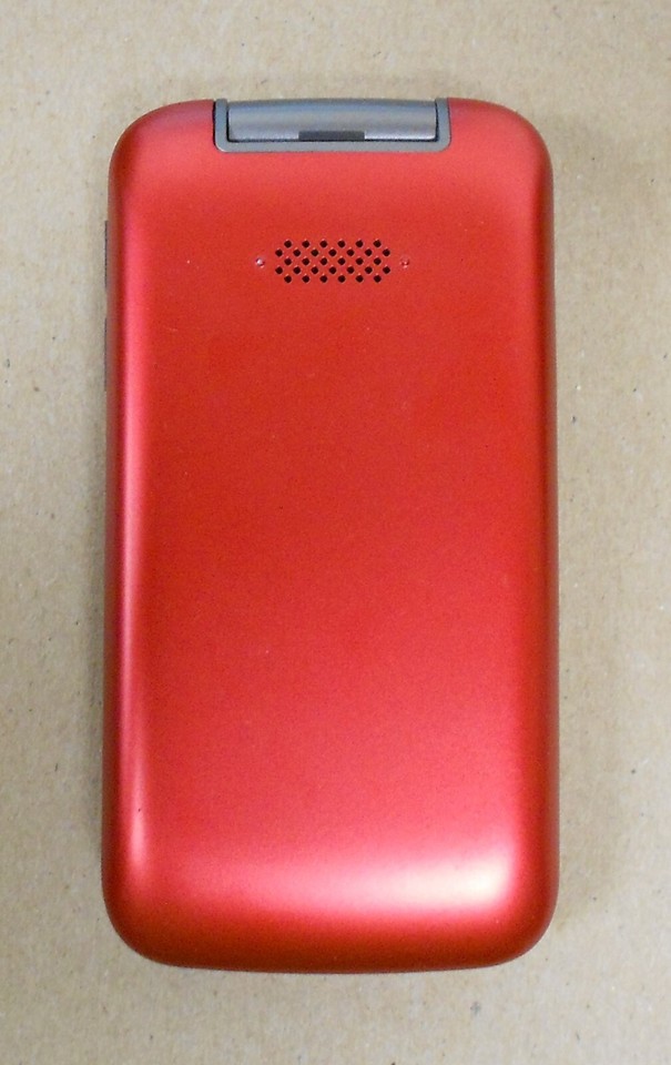 Alcatel Lively Jitterbug 4053S Red Flip Phone Tested Working 0812-12M ...